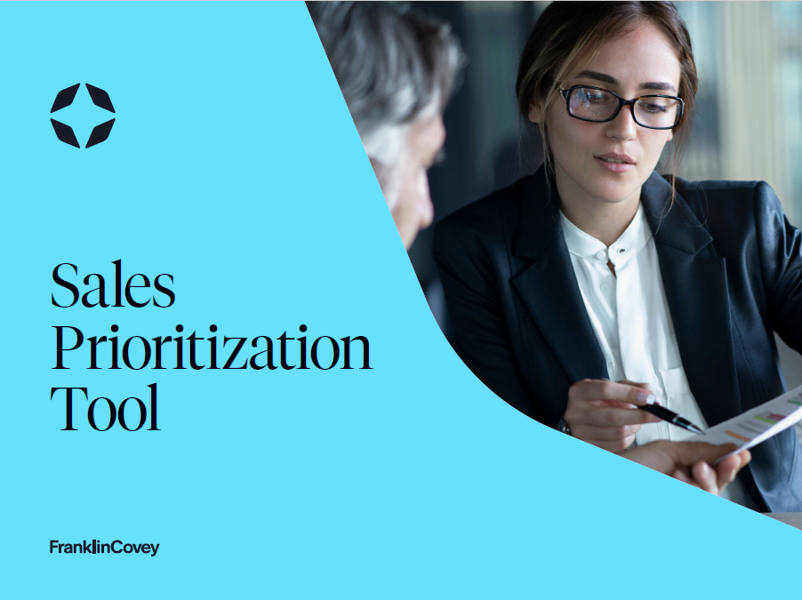 SALES PRIORITIZATION TOOL GUIDE - FranklinCovey